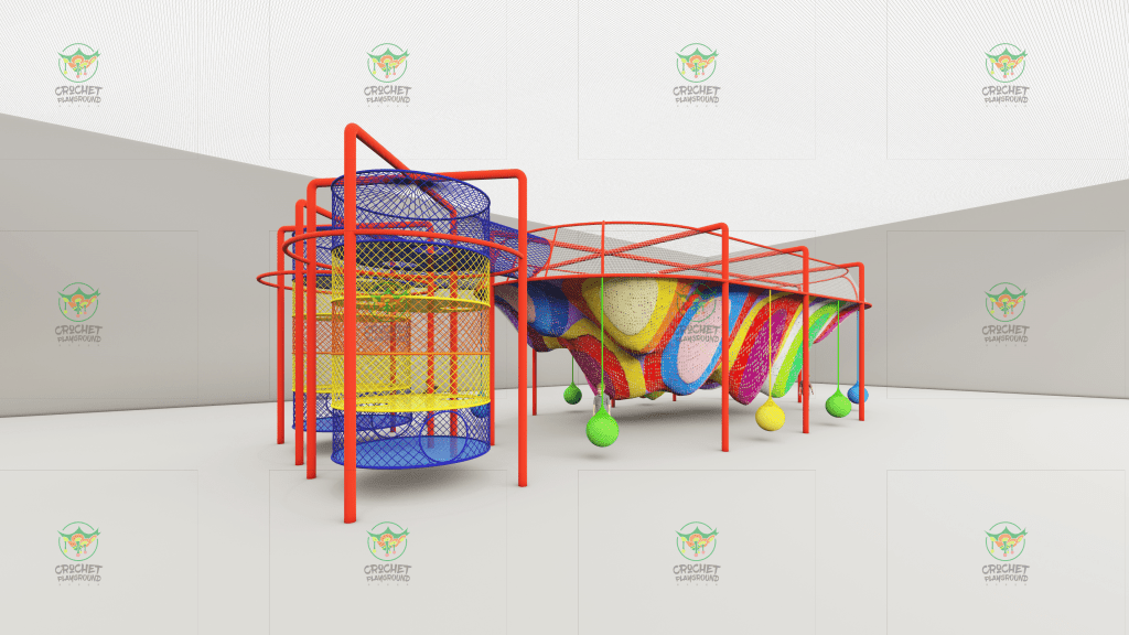 Steel tube structure – Crochet Playgrounds